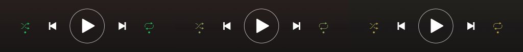 Spotify Shuffle and Repeat Buttons - We are Colorblind